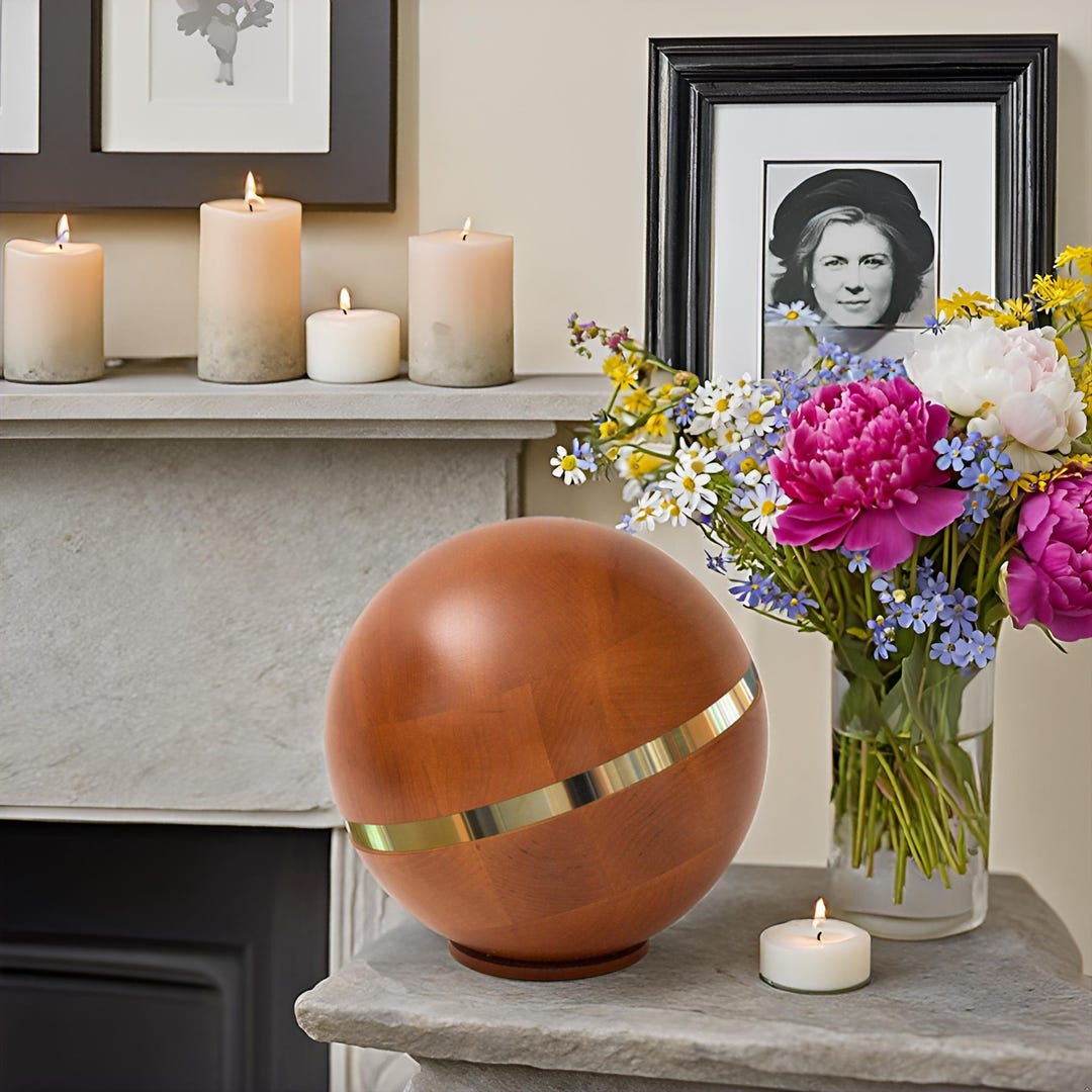 Unique Planet Urn for Ashes World Globe Funeral Cremation Memorial Urn ...