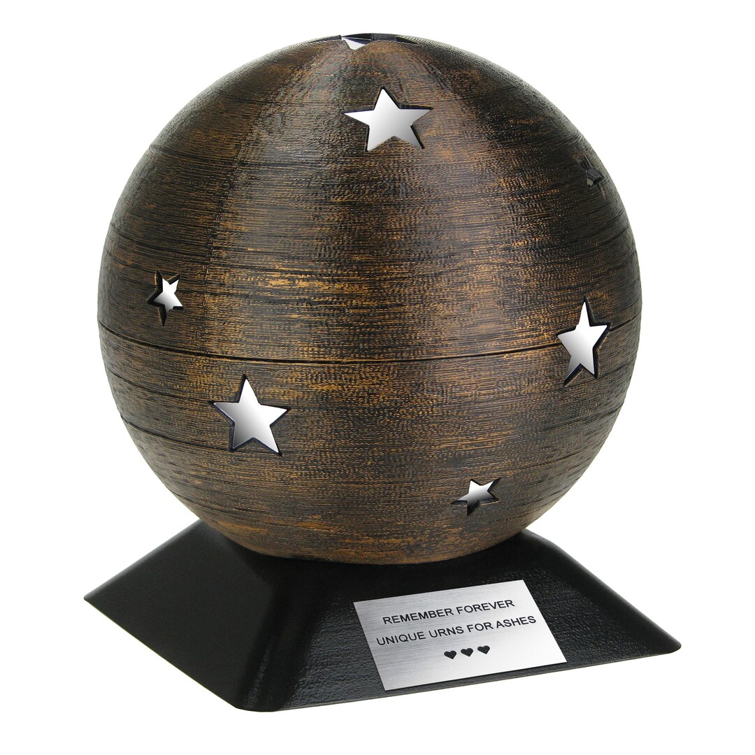 Stars Urn for Ashes, Urn With Stars, Sky Urn, Decorative Cremation Urn ...