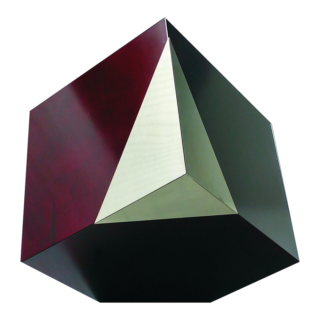 Modern Geometric Cremation Urn Artistic Funeral Urn Memorial Urn for ...