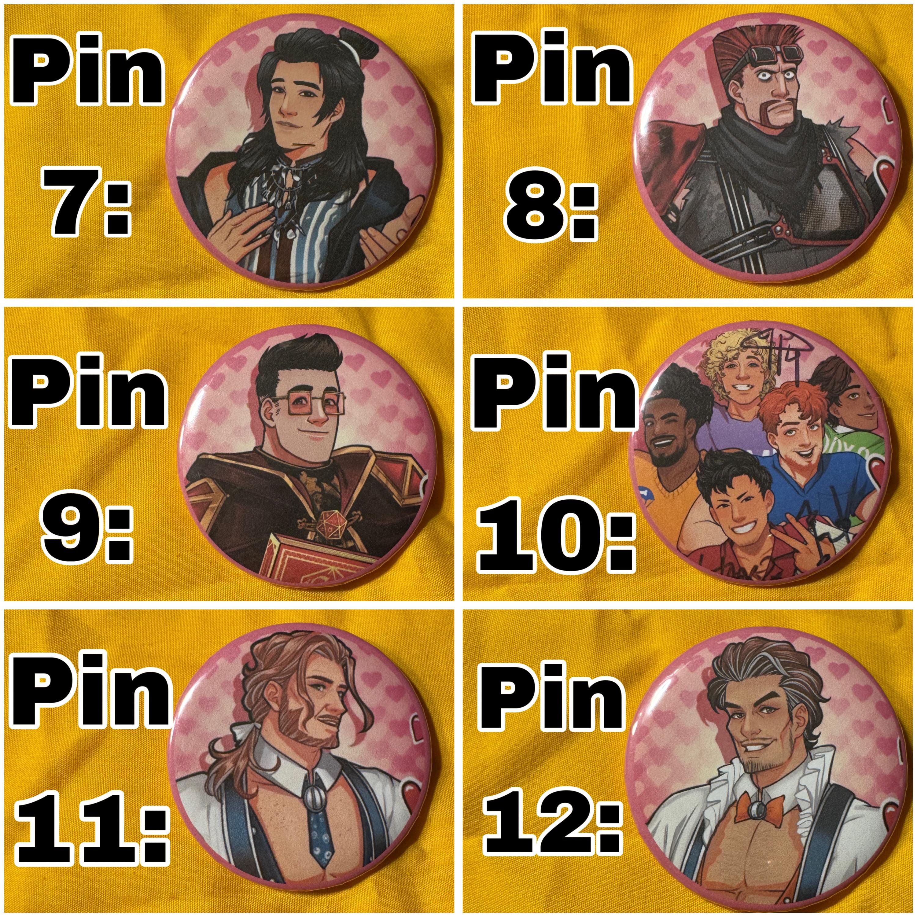 Large! Button Pins Inspired by Date Everything! Homemade! 58mm - Etsy