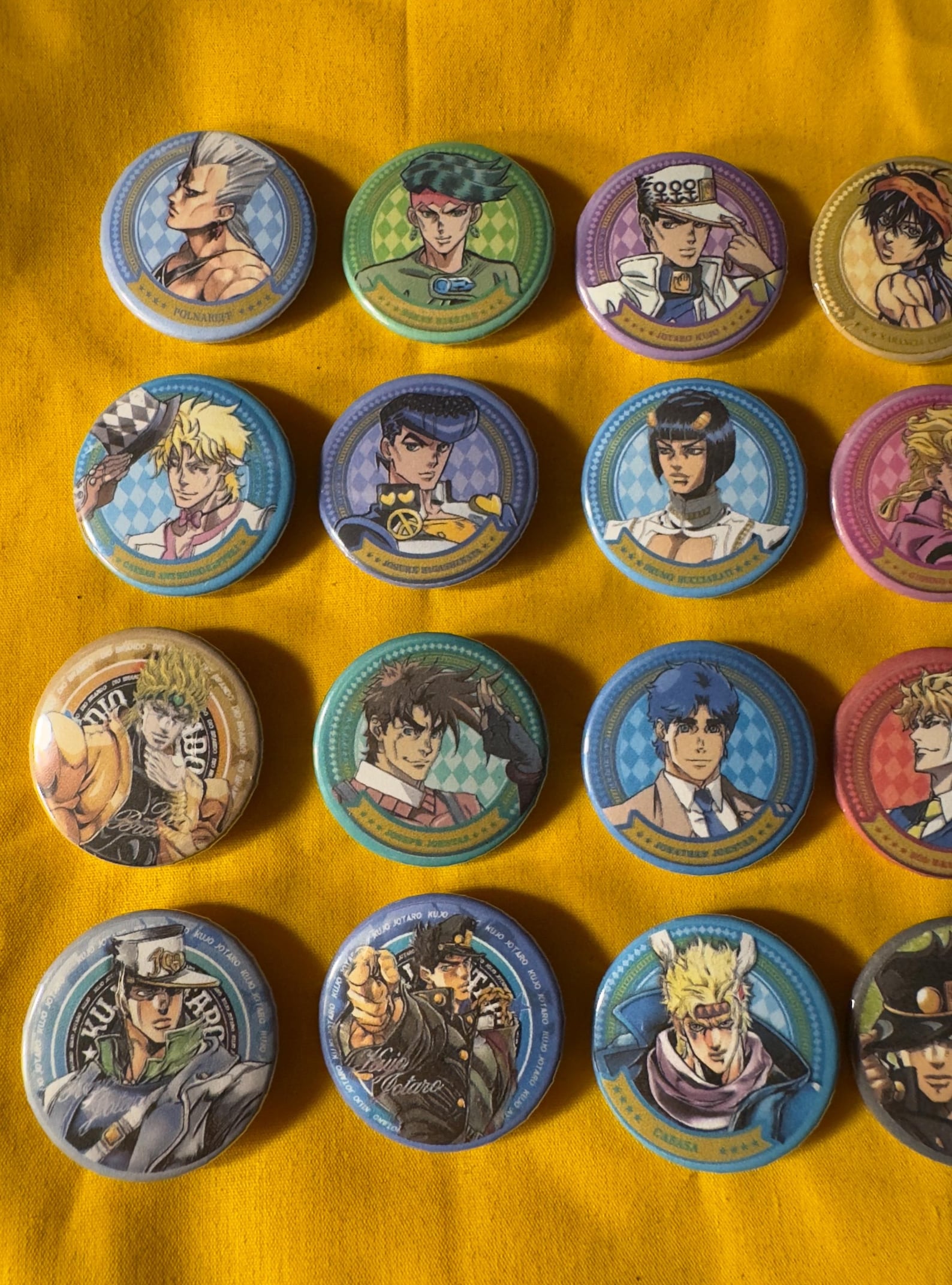 Button Pins Inspired by Jojo's Bizarre Adventure! Homemade! 32mm - Etsy