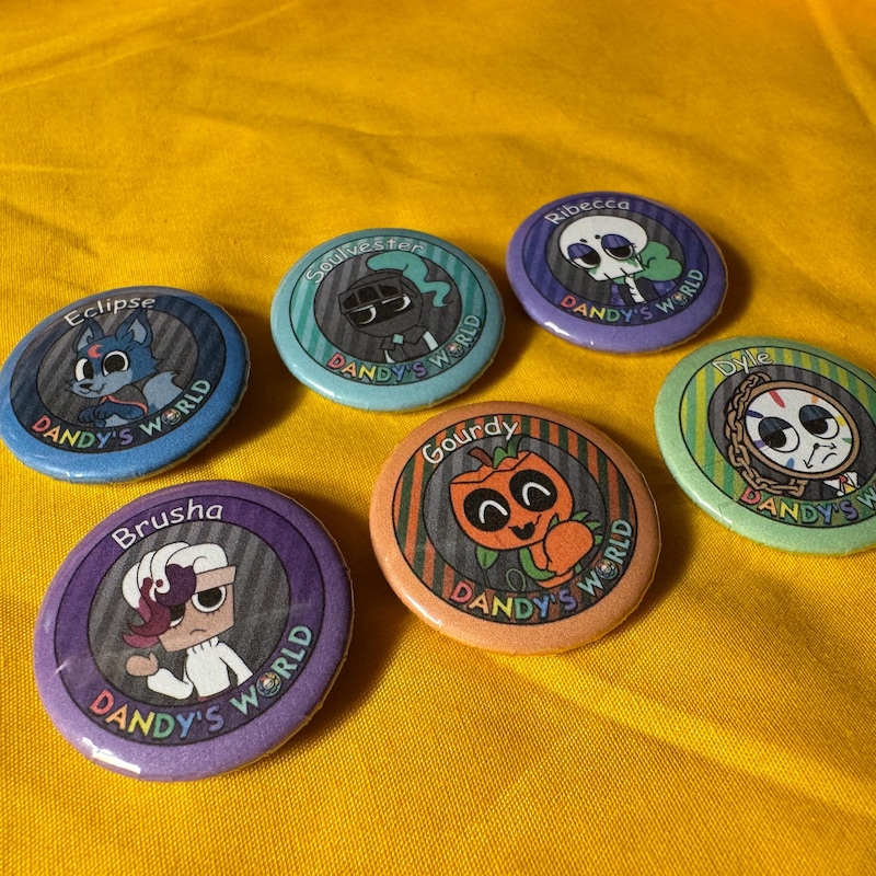 Dandys World Buttons - Etsy