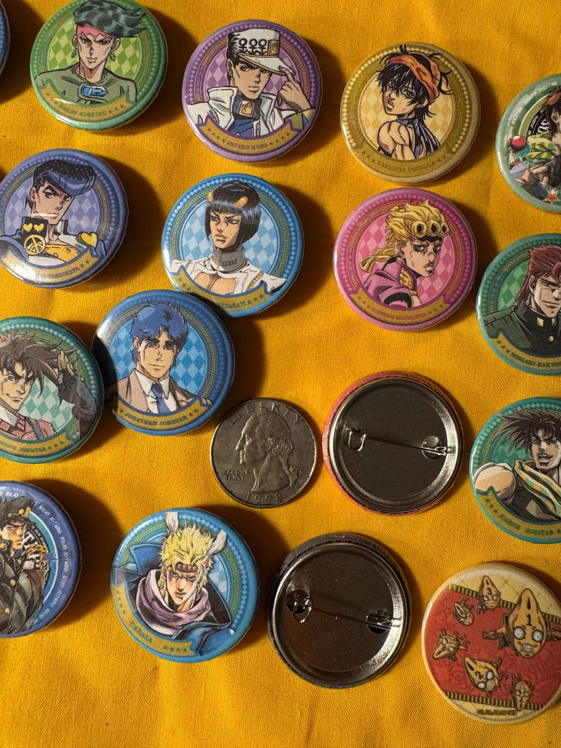 Button Pins Inspired by Jojo's Bizarre Adventure! Homemade! 32mm - Etsy