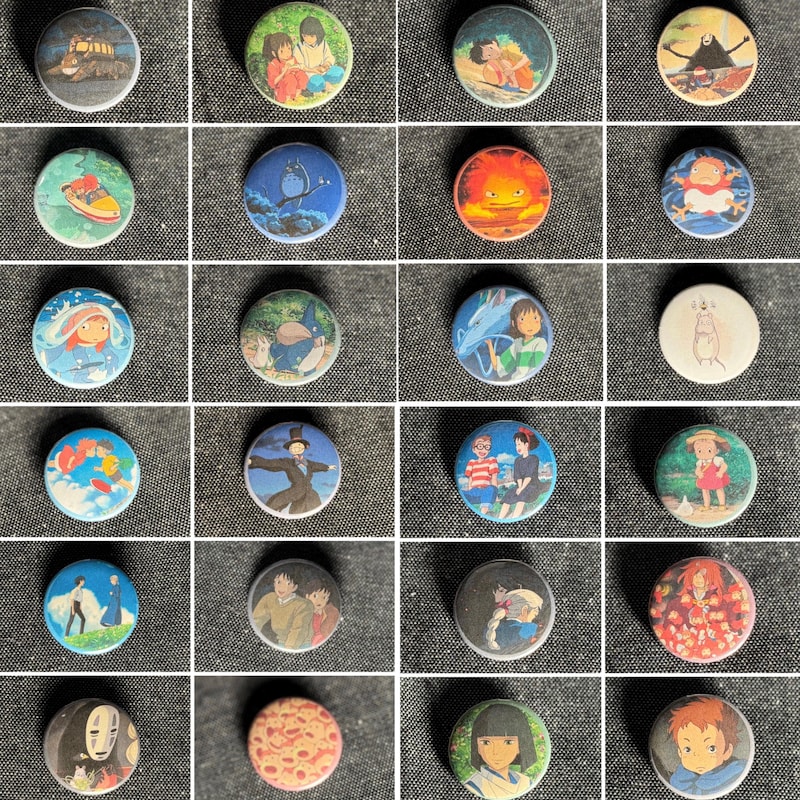 Ghibli Pinback Pin - Etsy