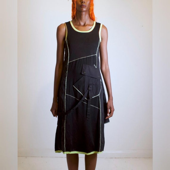 Super funky subversive Y2K dress Cyberpunk raver vibes - Gem