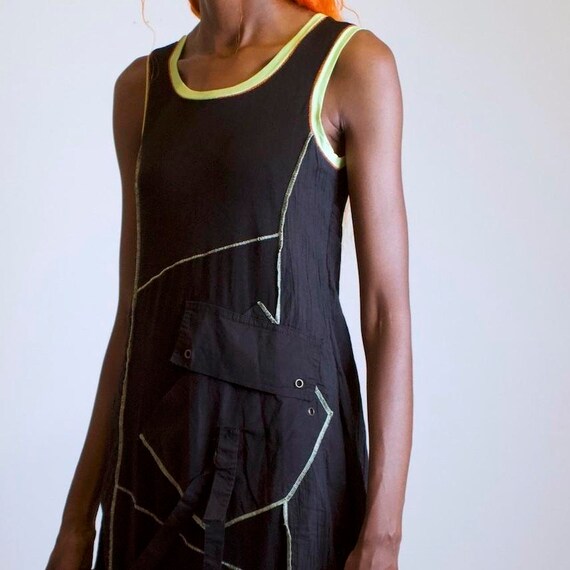 Super funky subversive Y2K dress Cyberpunk raver vibes - Gem