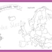 Travel Map of Europe Colouring Page, Digital Download PDF, Adventure ...
