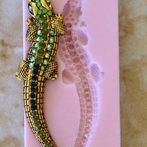 Alligator Silicone Mold Resin Mold, Clay Mold, Epoxy Molds, Food Grade ...