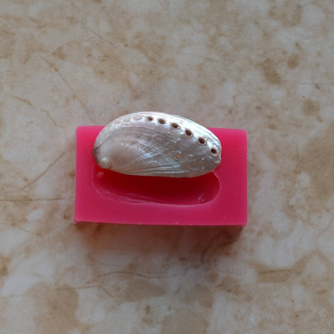 Abalone Shell Silicone Mold, Shell Silicone Mold, Epoxy, Beach ...