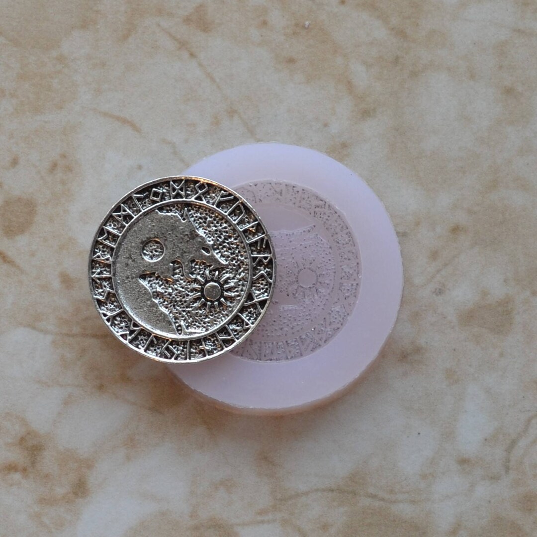 Valknut Viking Nordic Wolf Silicone Mold, Animal Silicone Mold, Resin ...