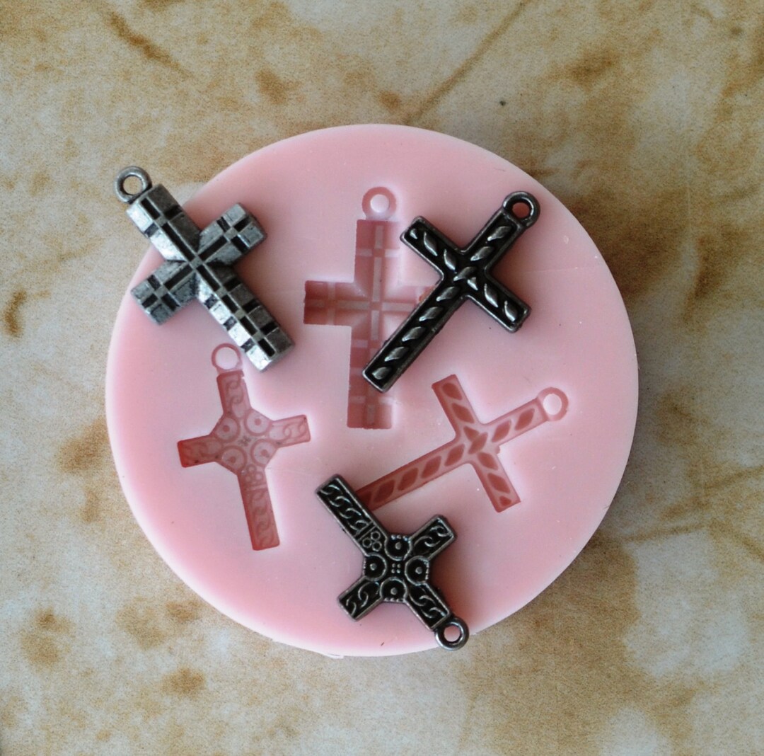 Cross Silicone Mold, Jesus Silicone Mold, Christ, Religion, Crucifix ...
