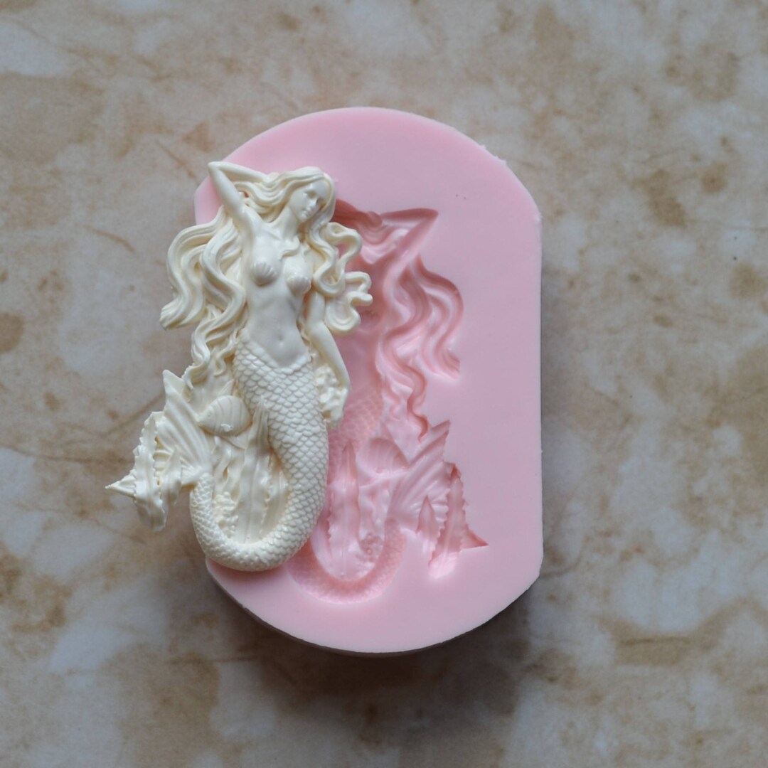 Mermaid Silicone Mold, Mermaid, Mermaids, Aquatic Creature, Shipwrecks ...