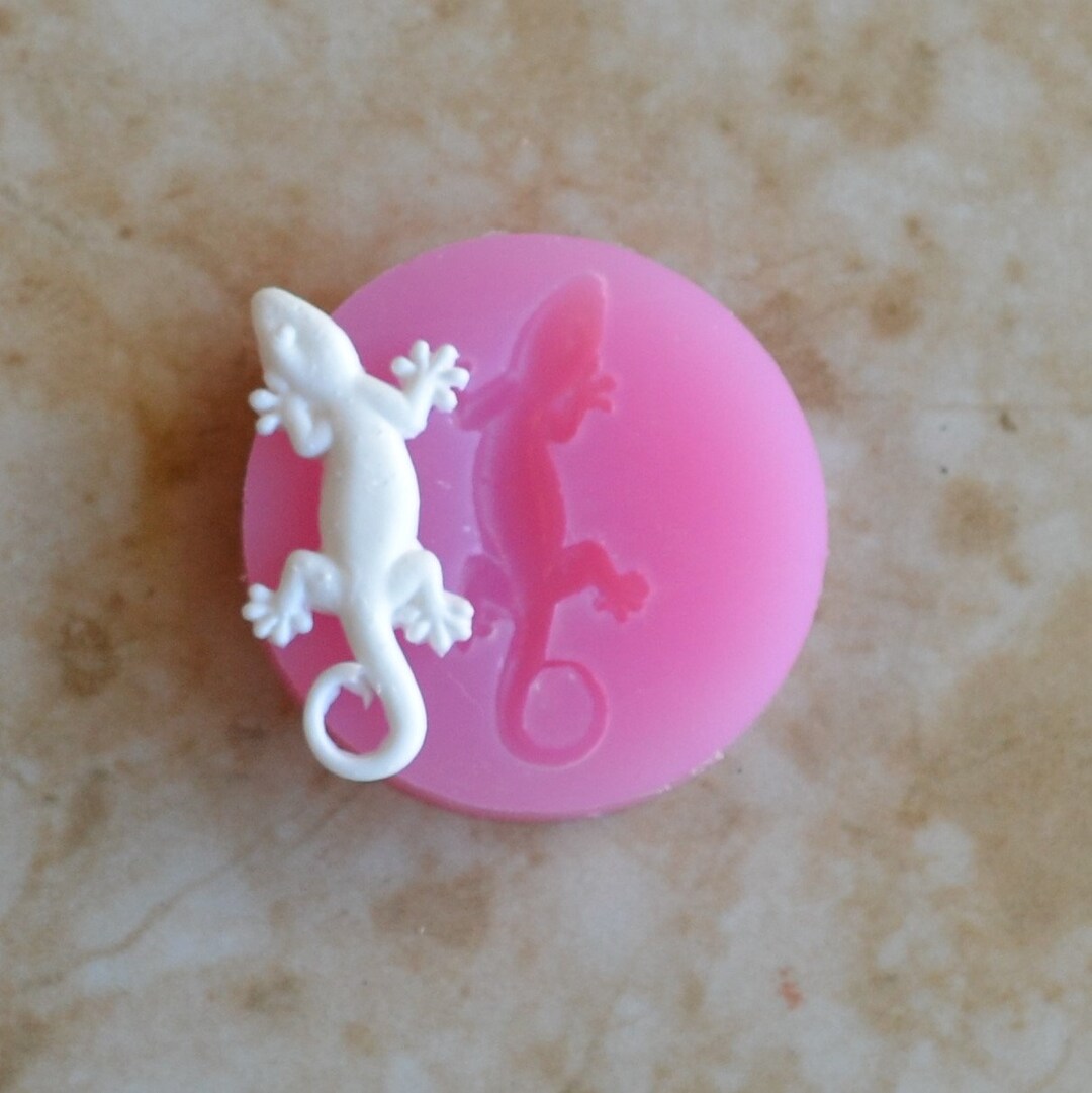 Gecko Lizard Silicone Mold, Animal Silicone Mold, Resin, Clay, Epoxy ...