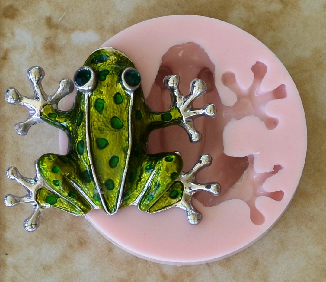 Frog Silicone Mold, Frog Silicone Mold, Frogs, Resin Mold, Clay Mold ...
