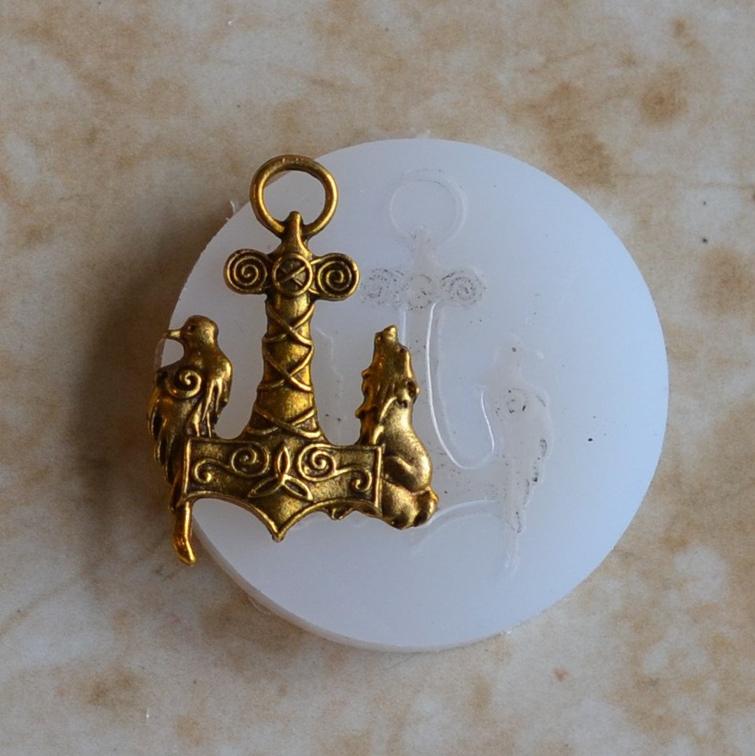 Nordic Viking Pendant Silicone Mold, Cake, Candy, Jewelry, Chocolate ...
