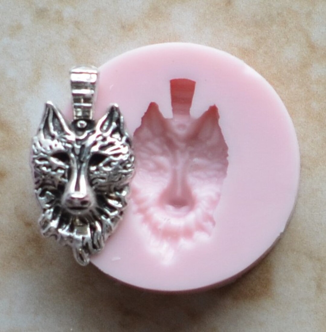 Wolf Silicone Mold, Animal Silicone Mold, Resin, Clay, Epoxy, Food ...