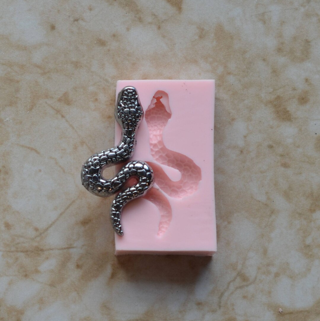 Snake Silicone Mold, Molds, Cake, Candy, Clay, Animal, Cooking, Jewelry ...
