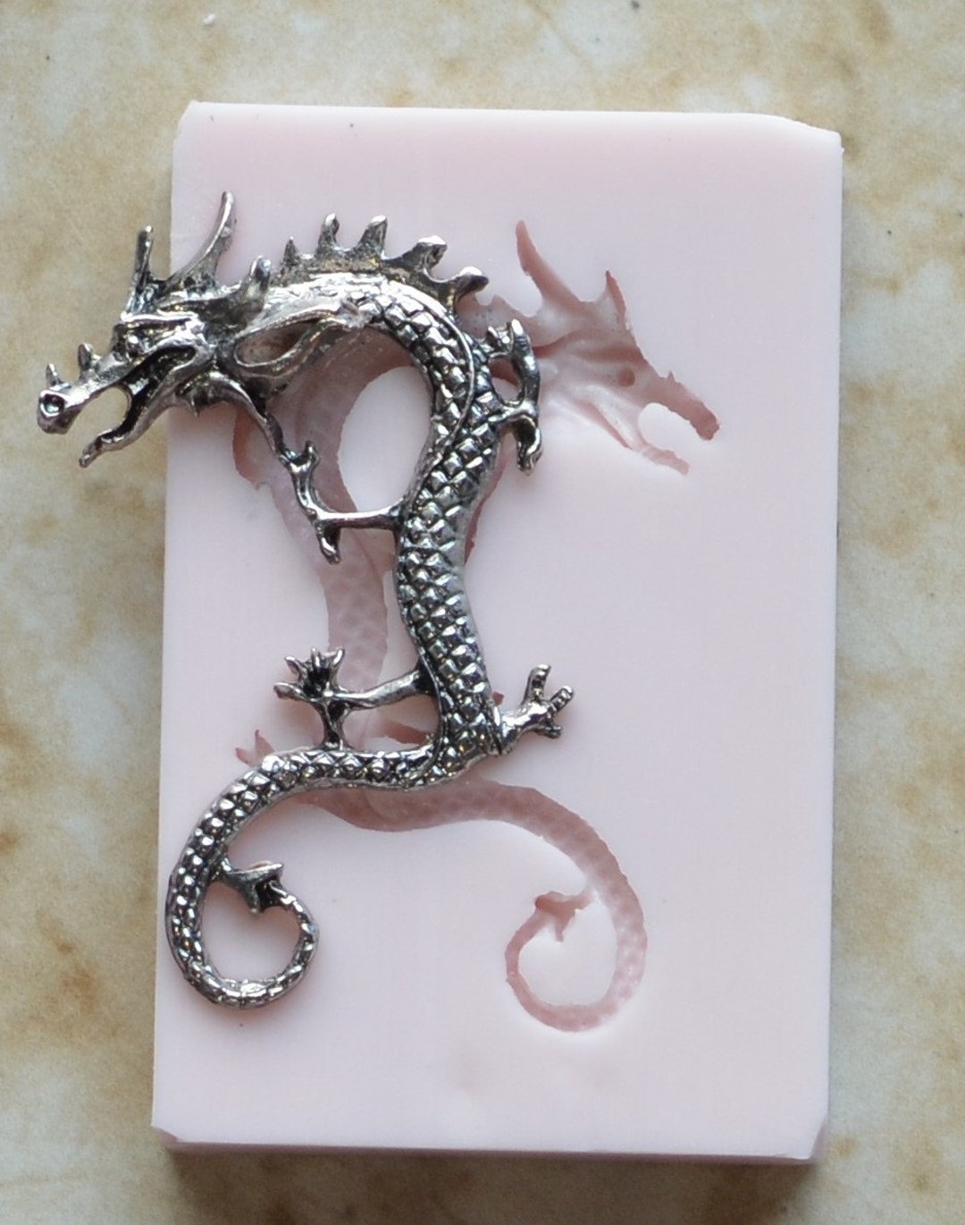 Dragon Silicone Mold, Dragon, Resin, Clay, Epoxy, Food Grade, Dragons ...