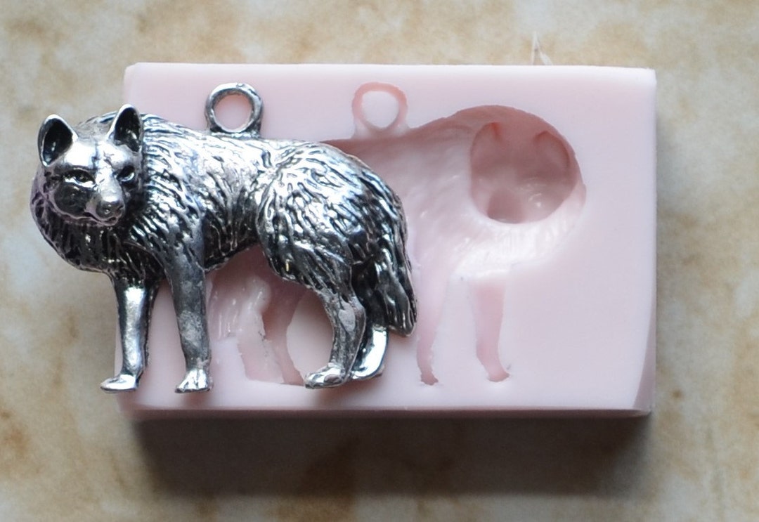 Wolf Silicone Mold, Silcone, Molds, Cake, Candy, Clay, Animal, Cooking ...