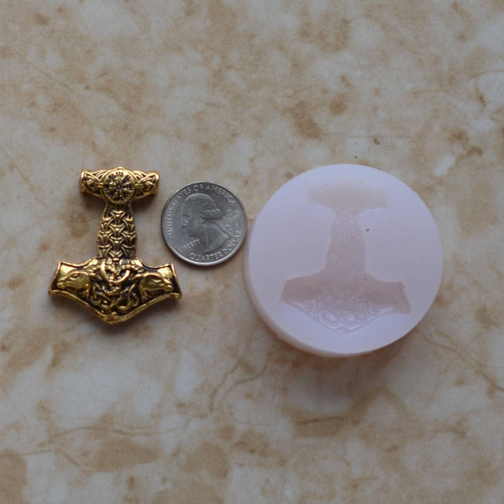 Nordic Viking Mjolnir Pendant Silicone Mold Molds Cake - Etsy
