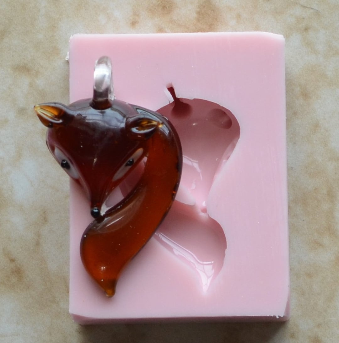 Fox Silicone Mold, Animal Silicone Mold, Resin, Clay, Epoxy, Food Grade ...