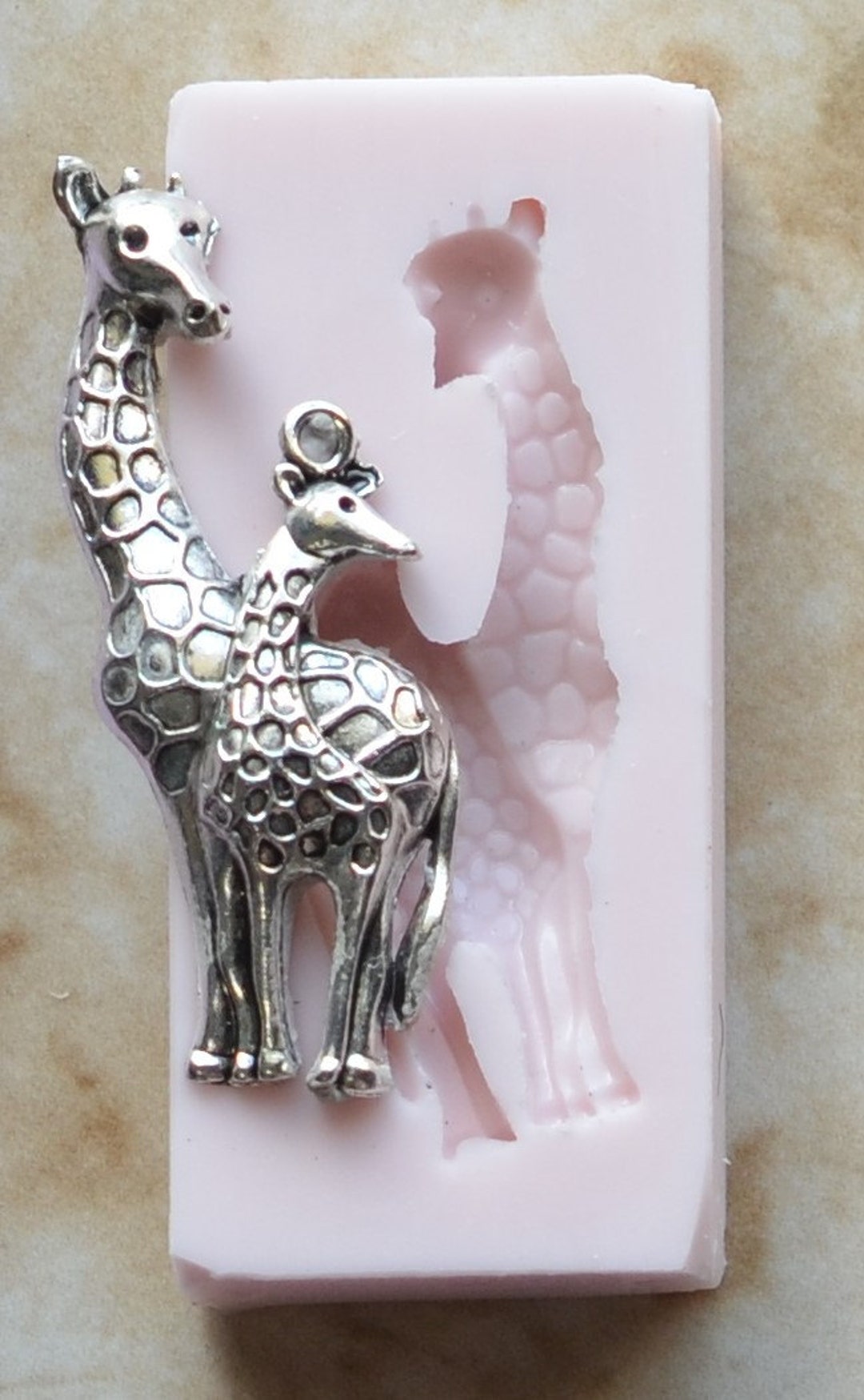 Giraffe Silicone Mold, Animal Silicone Mold, Resin, Clay, Epoxy, Food ...