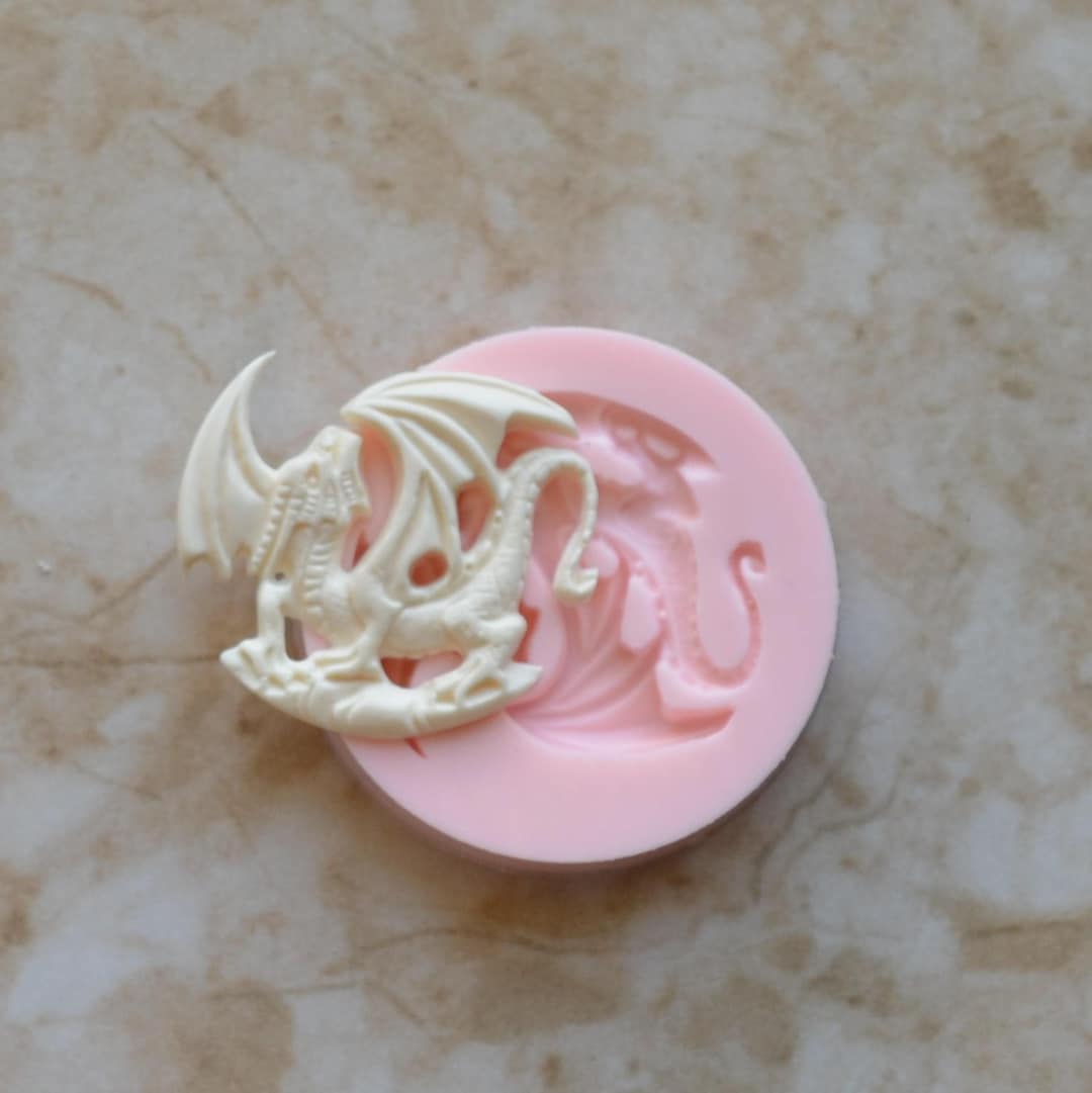 Dragon Silicone Mold, Dragon, Resin, Clay, Epoxy, Food Grade, Dragons ...