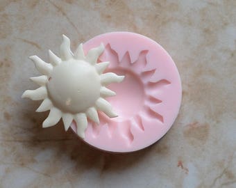 Silicone Mold Smiling Sun Mold Sunshine Mold Sun Face - Etsy