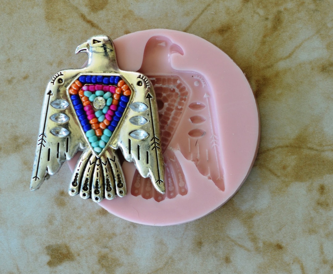 Aztec Bird Silicone Mold, Birds, Resin Birds Mold, Clay, Epoxy Birds ...