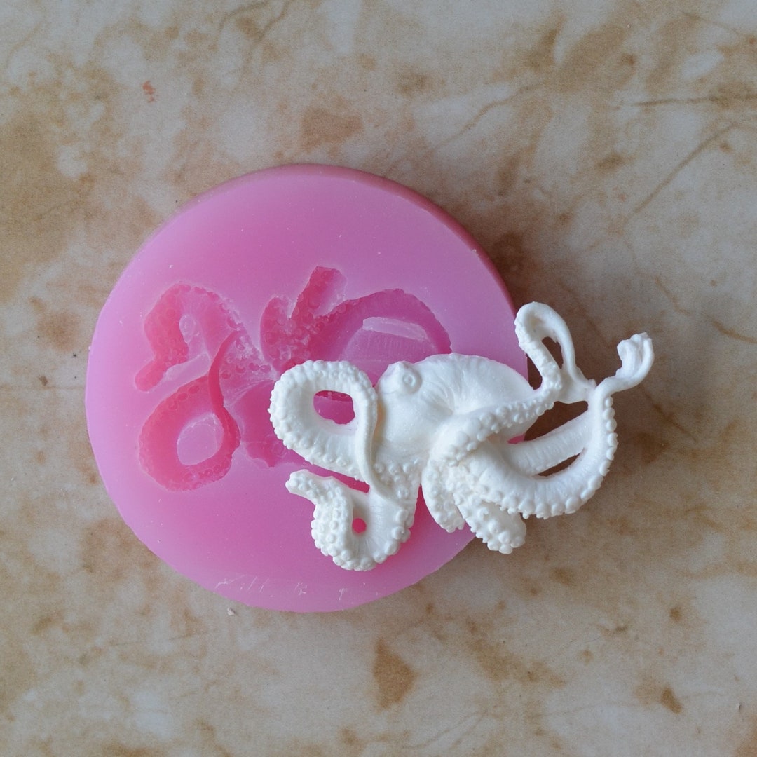 Octopus Silicone Mold, Octopus, Resin, Clay, Epoxy, Food Grade ...