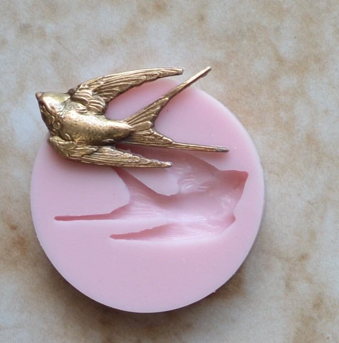 Bird Silicone Mold, Raven Silicon Mold, Birds, Resin Birds Mold, Clay ...