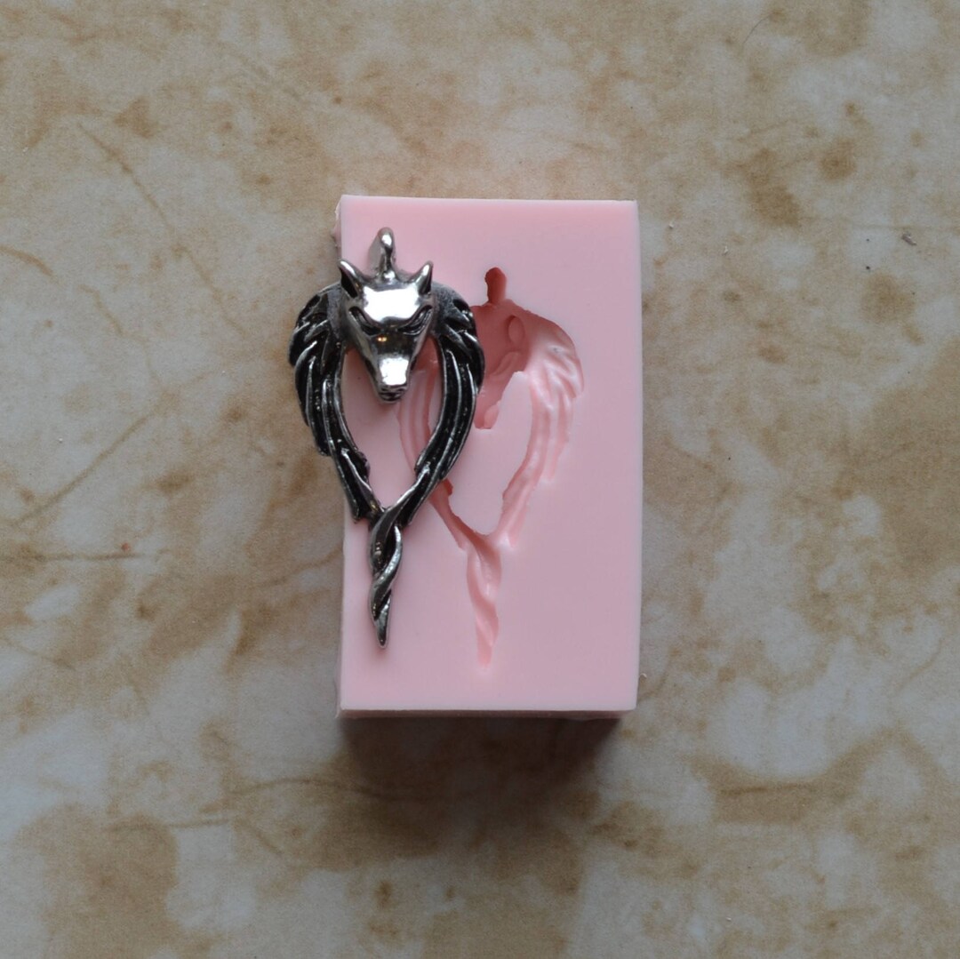 Wolf Silicone Mold, Animal Silicone Mold, Resin, Clay, Epoxy, Food ...