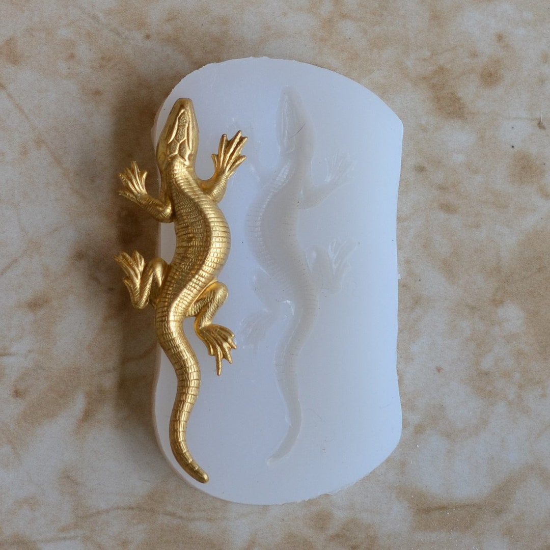 Lizard Silicone Mold, Animal Silicone Mold, Resin, Clay, Epoxy, Food ...