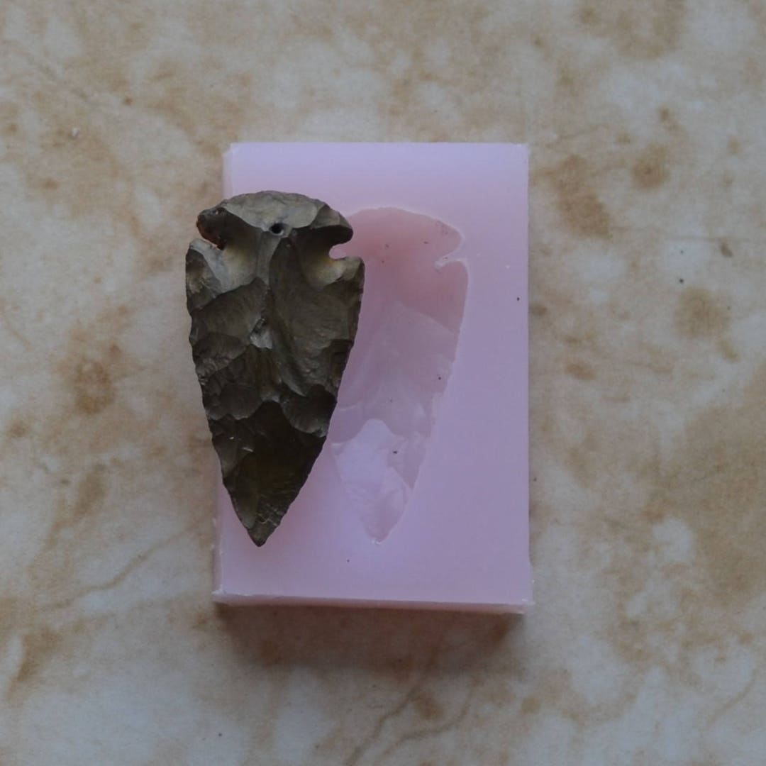 Arrowhead Silicone Mold, Jewelry, Resin, Clay, Pendant, Necklace, Hung ...