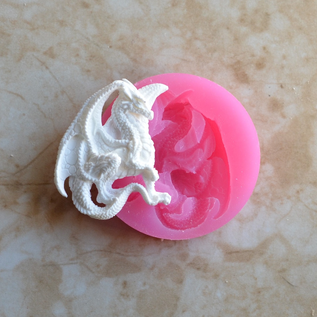 Dragon Silicone Mold, Dragon, Resin, Clay, Epoxy, Food Grade, Dragons ...