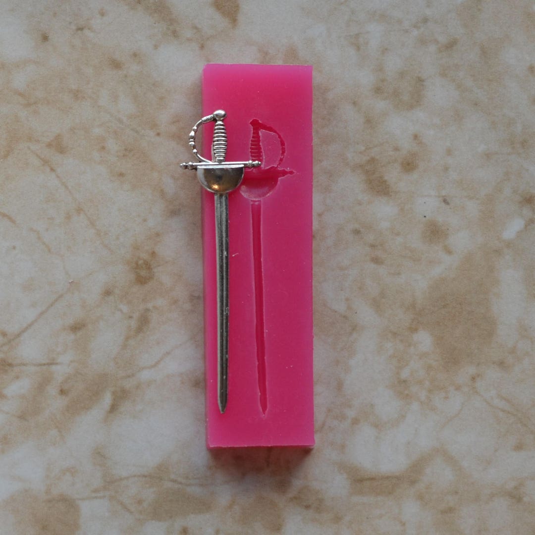 Medieval Sword Silicone Mold for Jewelry, Resin, Clay, Pendant ...