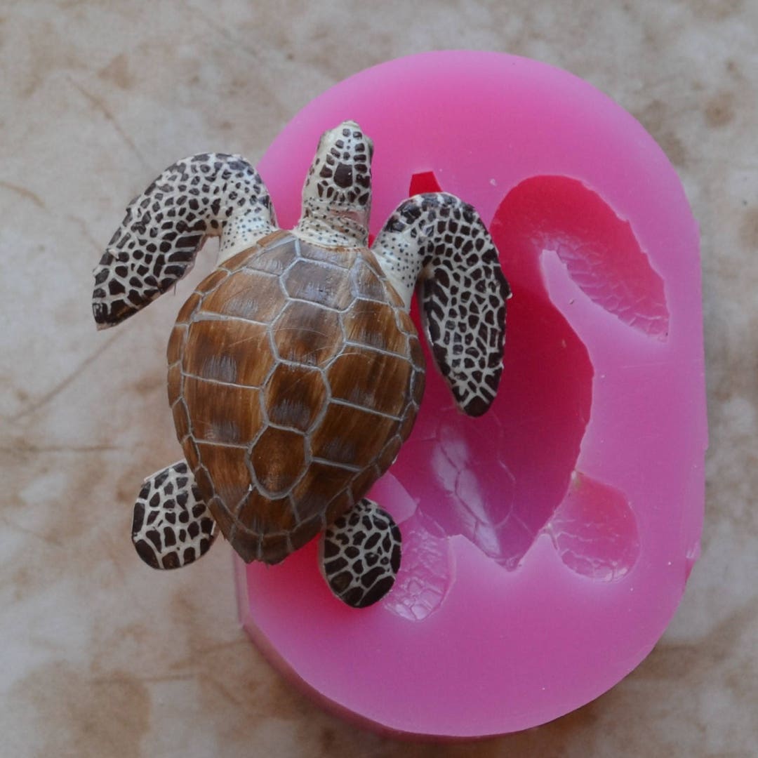 Turtle Silicone Mold, Resin Mold, Clay Mold, Epoxy Molds, Sea Turtle ...