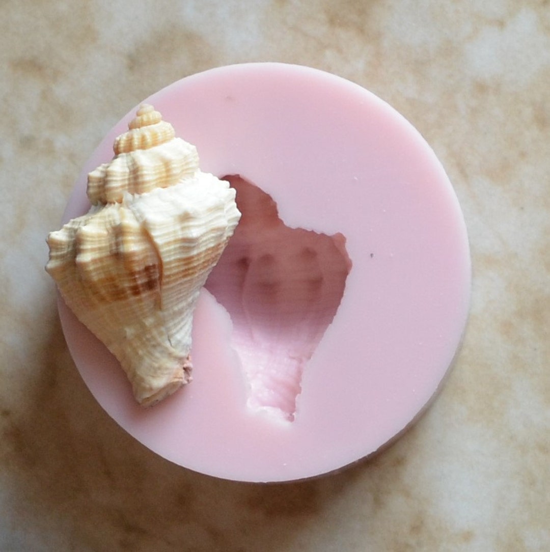 Shell Silicone Mold, Epoxy, Beach, Nautilus, Scallop, Chocolate Molds ...