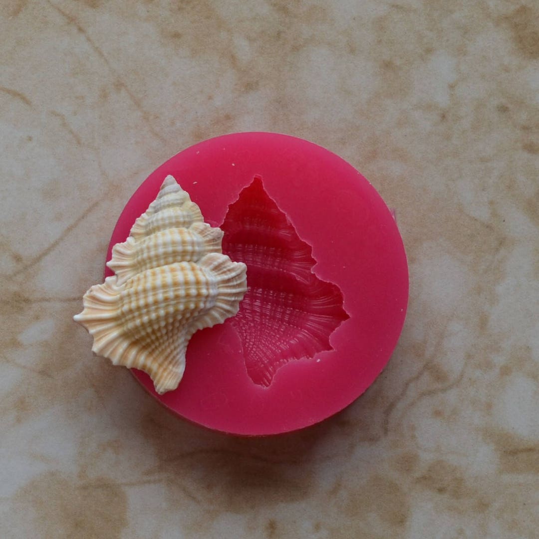 Shell Silicone Mold, Silicone, Molds, Cake, Candy, Clay, Nautical ...
