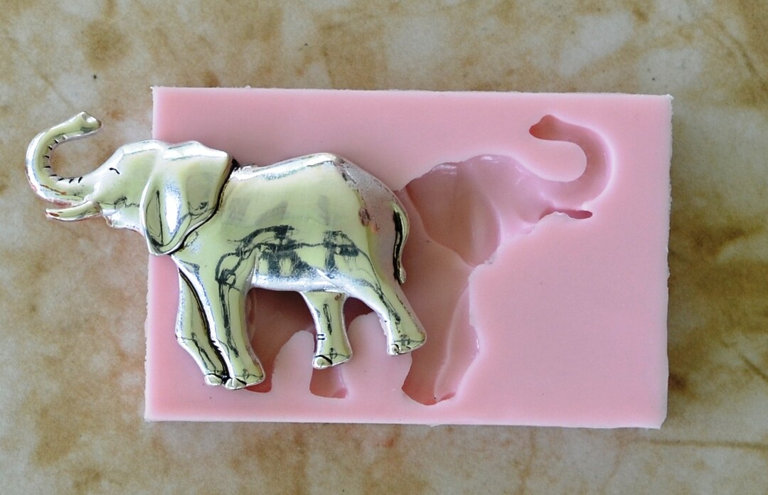 Elephant Silicone Mold, Animal Silicone Mold, Resin, Clay, Epoxy, Food ...