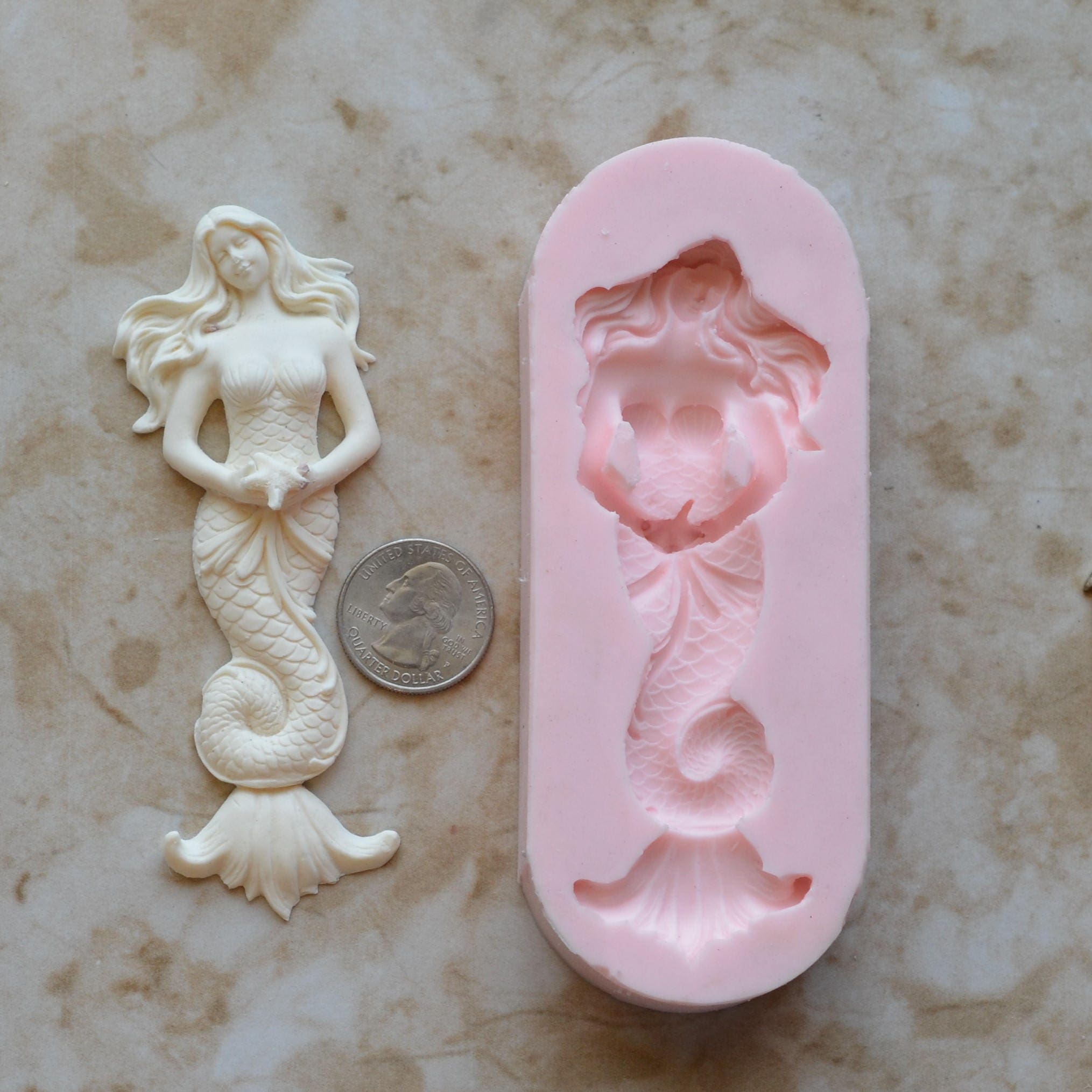 Mermaid Silicone Mold Mermaid Mermaids Aquatic Creature - Etsy