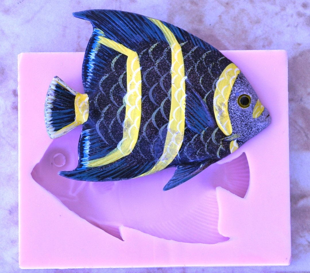 Fish Silicone Mold, Resin, Fish, Clay, Epoxy, Food Grade Mold, Ocean ...