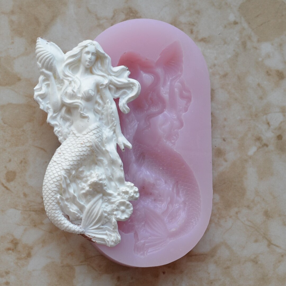 Mermaid Silicone Mold, Mermaid, Mermaids, Aquatic Creature, Shipwrecks ...