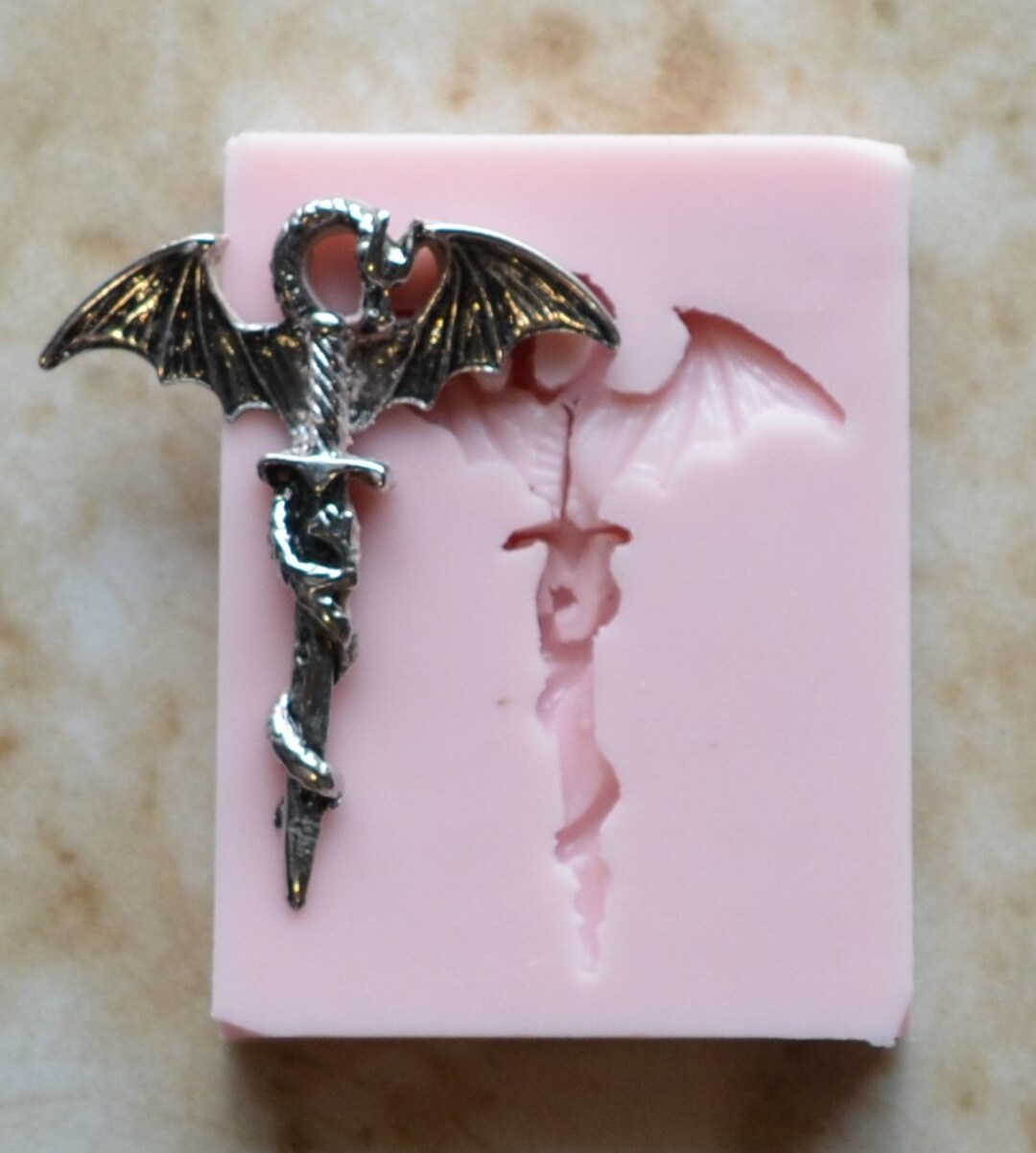 Dragon Silicone Mold, Dragon, Resin, Clay, Epoxy, Food Grade, Dragons ...
