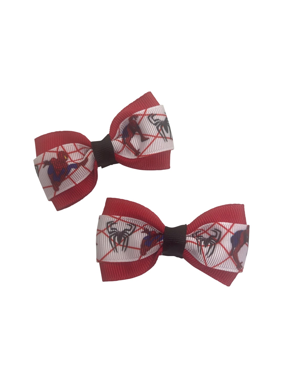 Superhero Bow, Spiderman Bow Set, Hair Bows for Girls, Little Girl Bows ...