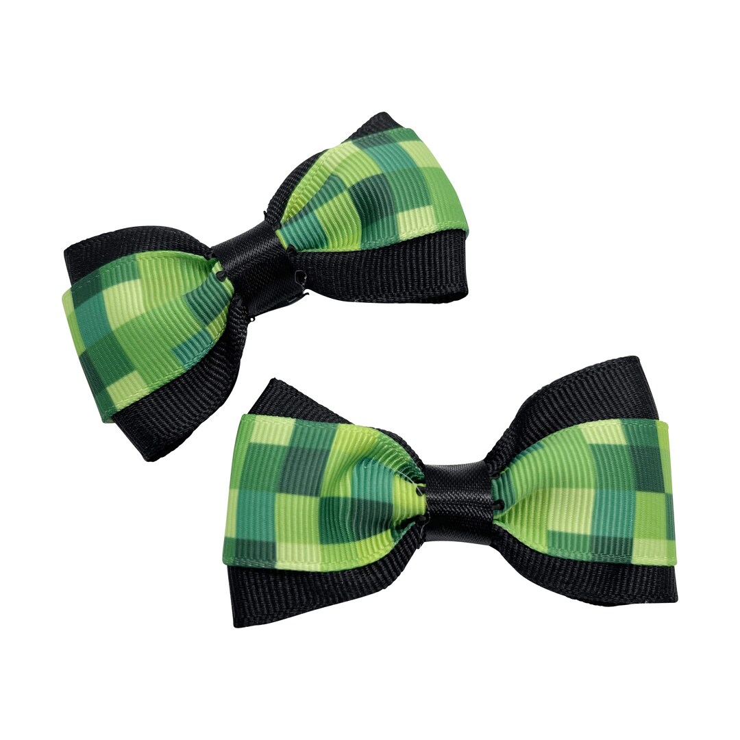 Minecraft Bow, Minecraft Bow Set, Hair Bows for Girls, Little Girl Bows ...