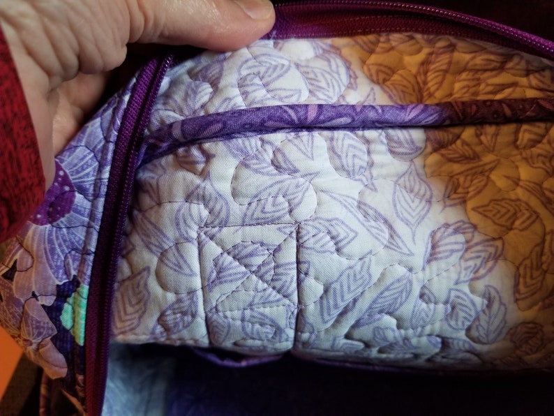 Travel Bag Quilted Travel Bag Carry-on Bag Multiple Pocket - Etsy