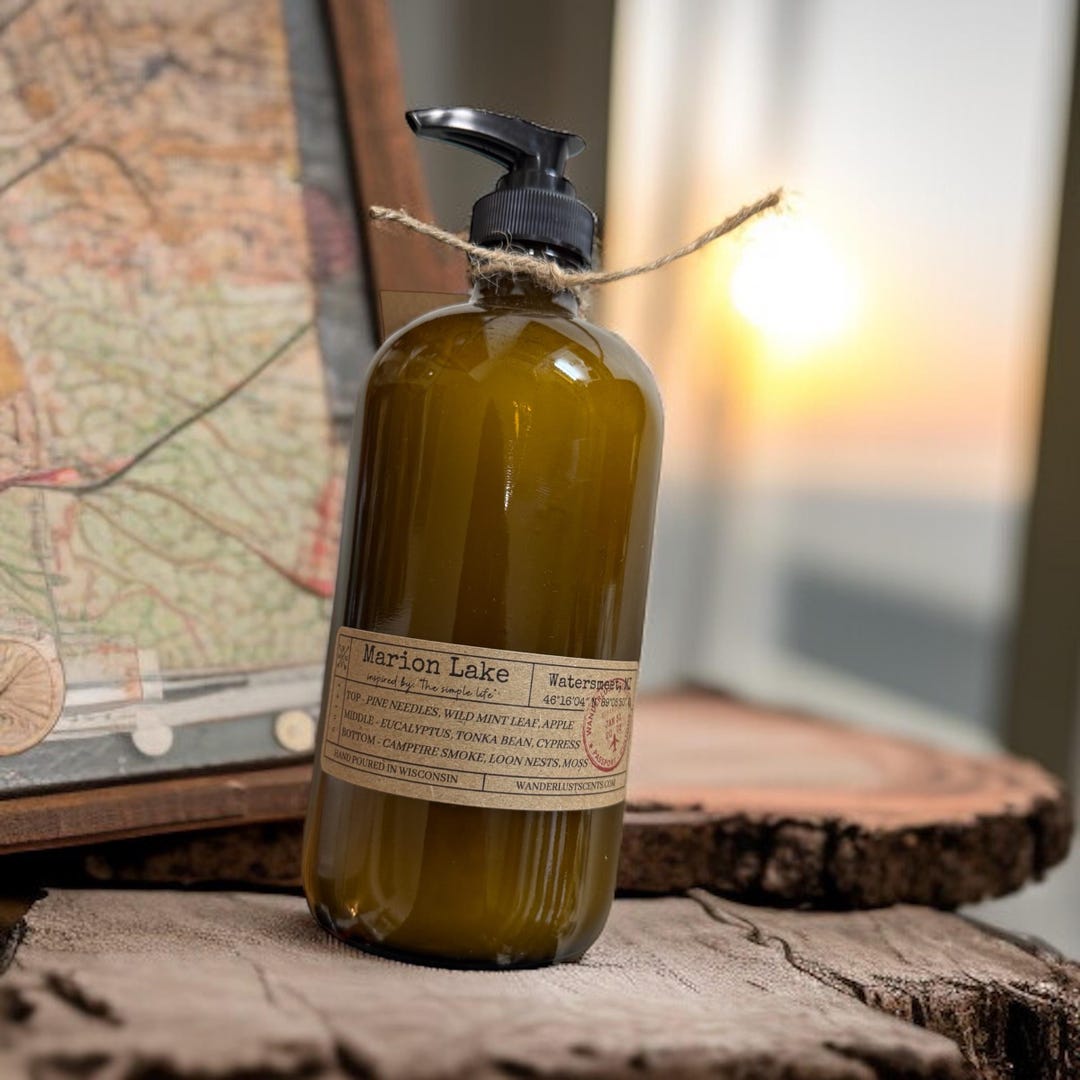 MARION LAKE - Creamy Hand & Body Wash by Wanderlust Scents - Etsy