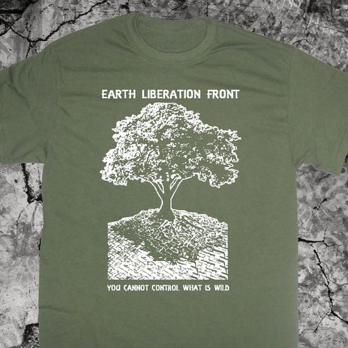 Earth First Liberation Front T Shirt Punk Environment - Etsy