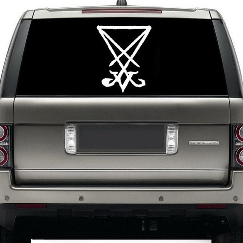 Lucifer Sigil Vinyl CAR DECAL Occult Seal of Satan - Etsy